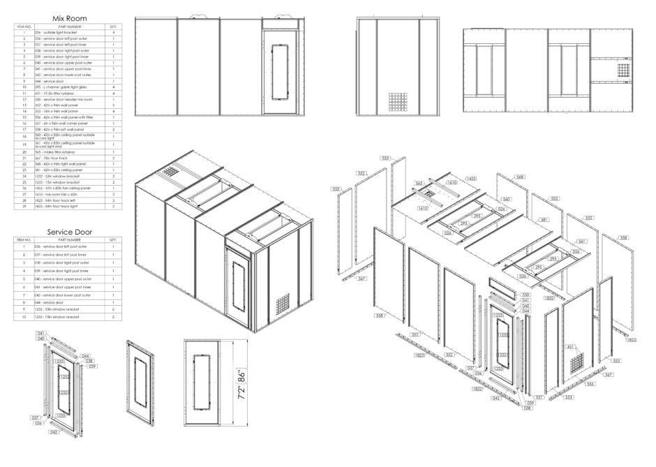 PRO Series PAINT MIXING ROOM - Accudraft