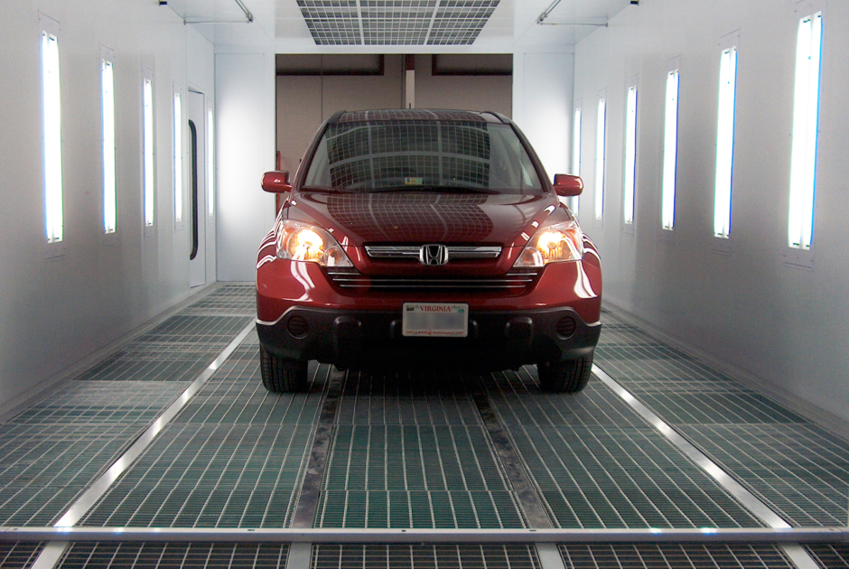 Raised Paint Booth Basement - Accudraft