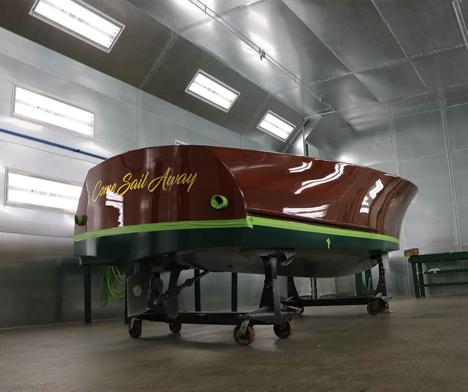 Case Study: Hacker Craft Boats - Leading Paint Booth Company | Paint ...