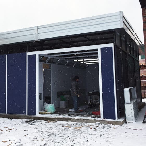Accudraft Outdoor Paint Booth - Leading Paint Booth Company | Paint ...